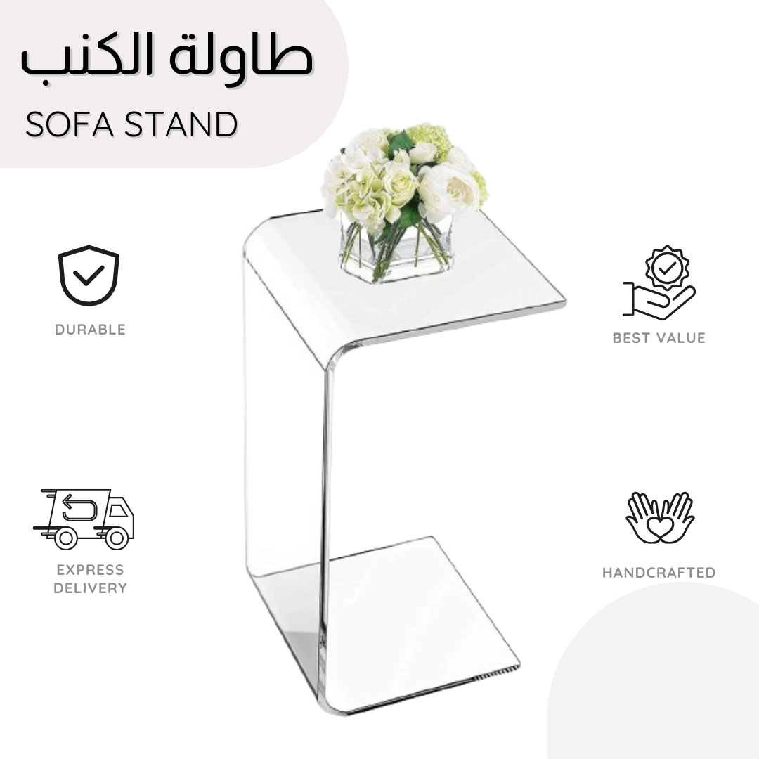 Sofa Stand – Rose Acrylic
