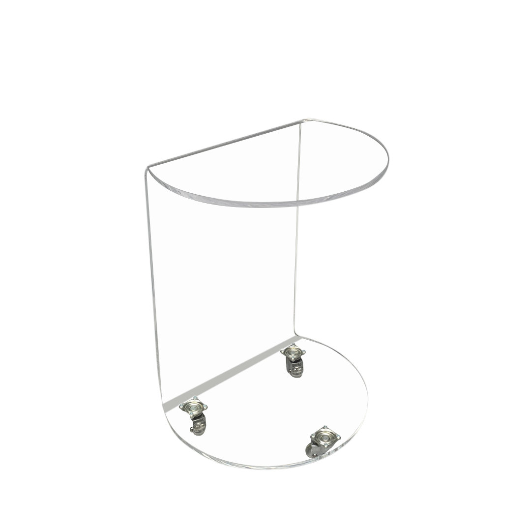 Round Sofa Stand – Rose Acrylic